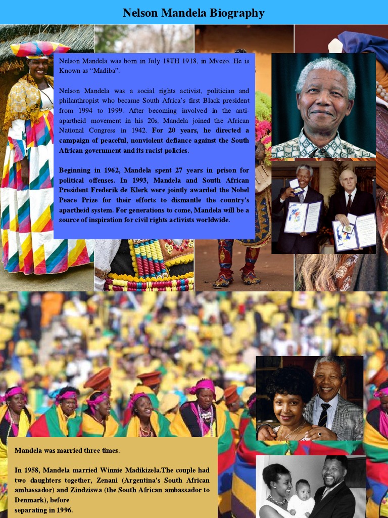 Nelson Mandela Biography | PDF