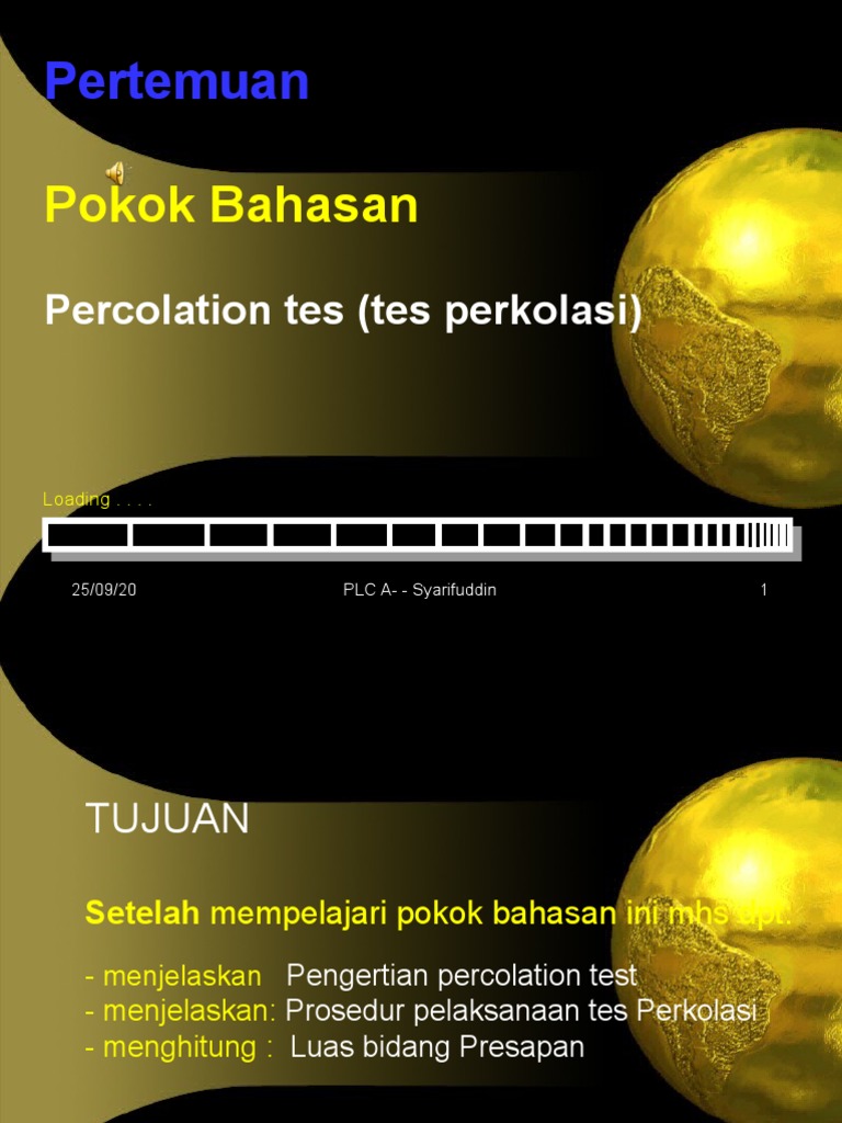 PERTEMUAN PERKOLASI | PDF