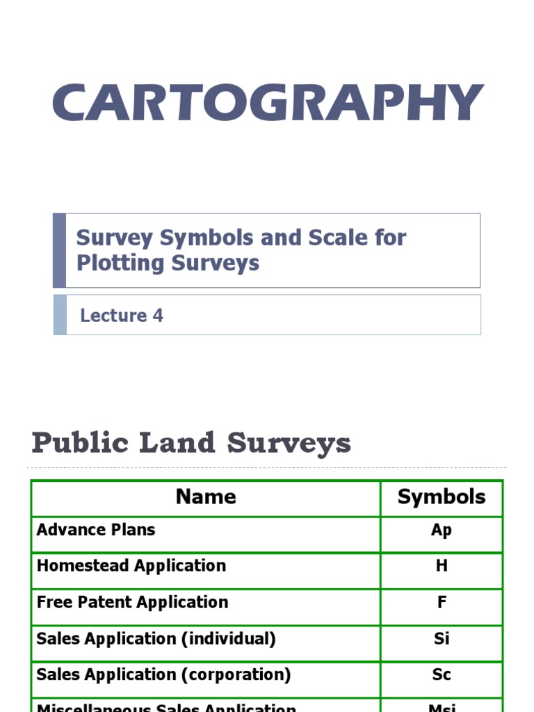 CARTOGRAPHY SYMBOLS SCALES | PDF | Geographic Data And Information ...
