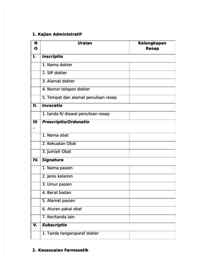 (PDF) Format Skrining Resep, Farmasi, Laporan, Resep - Compress PDF | PDF (PDF) Format Skrining Resep, Farmasi, Laporan, Resep - Compress PDF | PDF