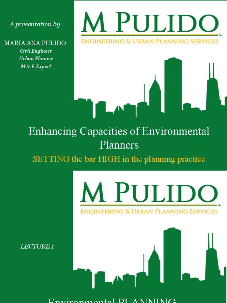 Lecture 1. Key Concepts of Environmental Planning | PDF | Planning ...