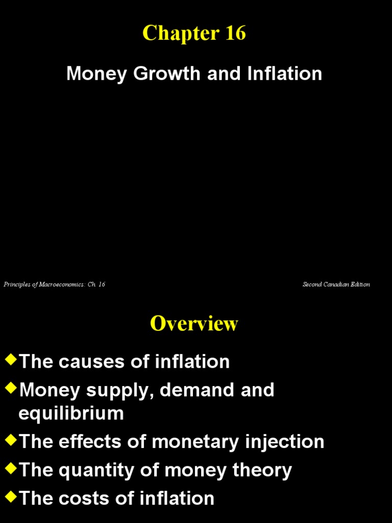 Money Growth and Inflation | PDF | Supply And Demand | Inflation