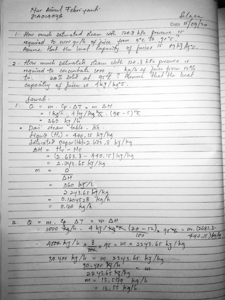Satuan Operasi - Tugas 3 | PDF