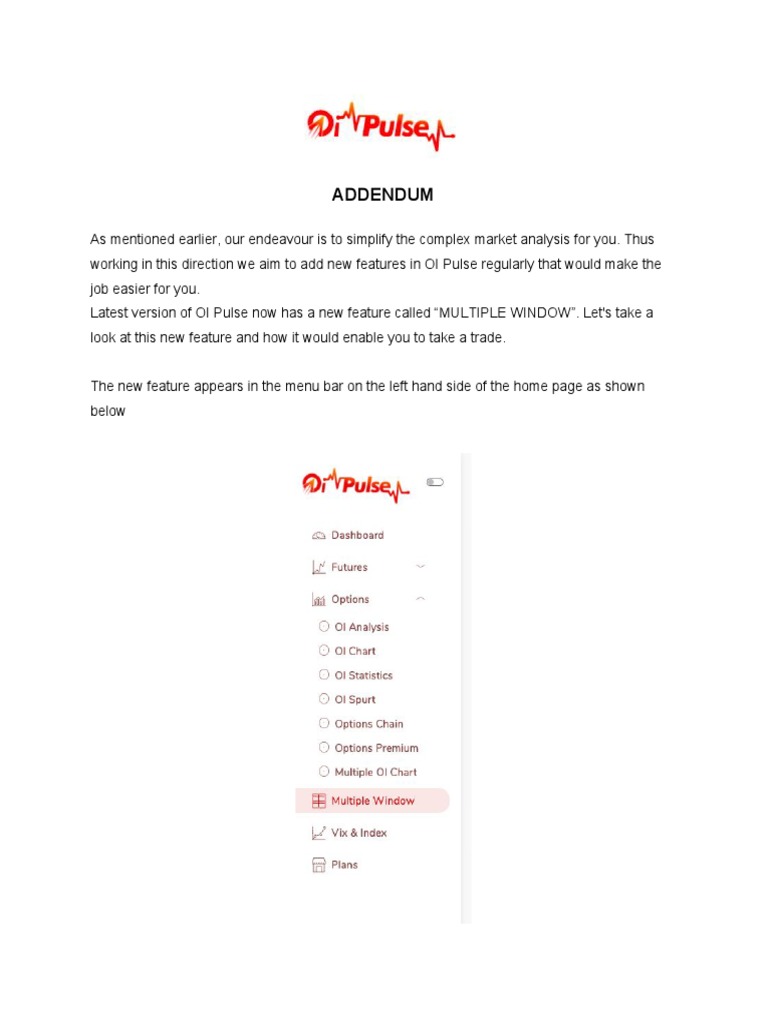 OI Pulse Addendum | PDF | Market Trend | Business