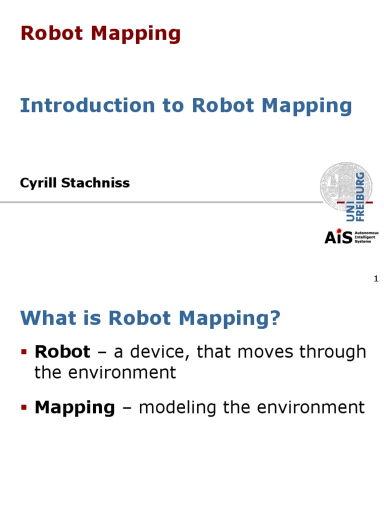 Introduction To Robot Mapping | PDF | Emerging Technologies ...