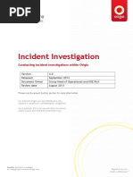 Kelvin TOP-SET Investigation Report Template | PDF