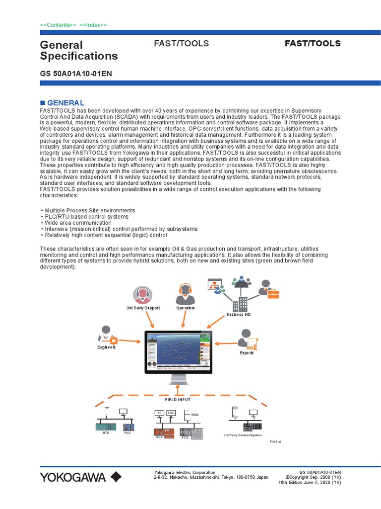 Fast Tools GS50A01A10-01EN | PDF | Scada | Server (Computing)