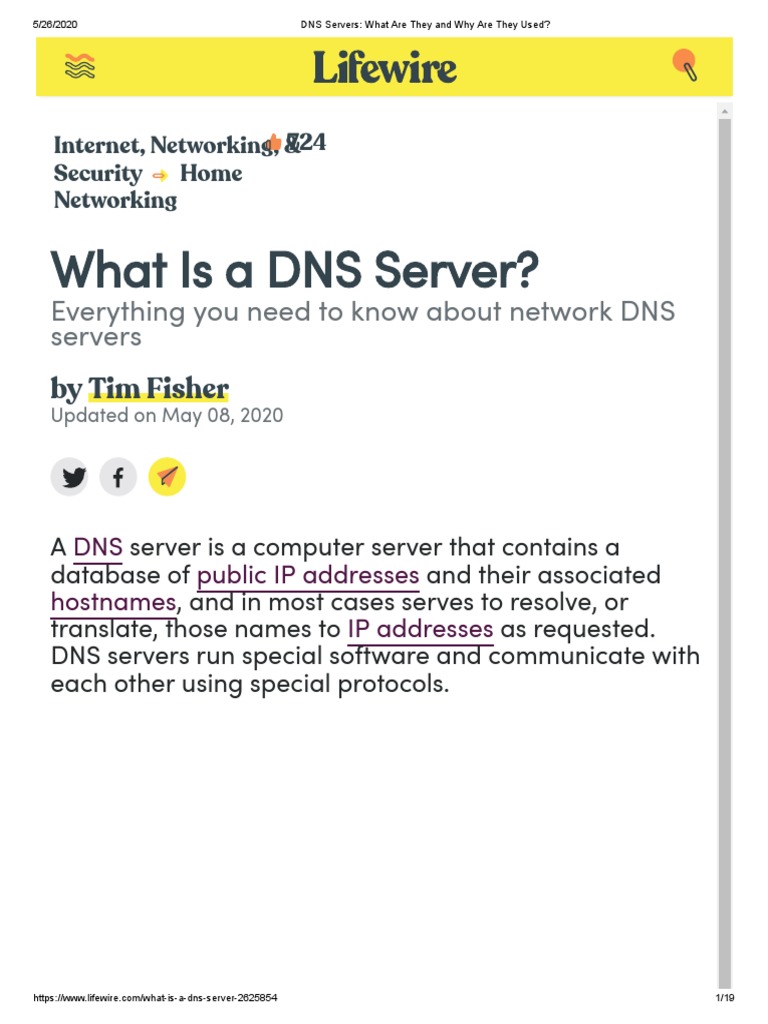 Understanding DNS Servers and Their Role | PDF | Domain Name System ...