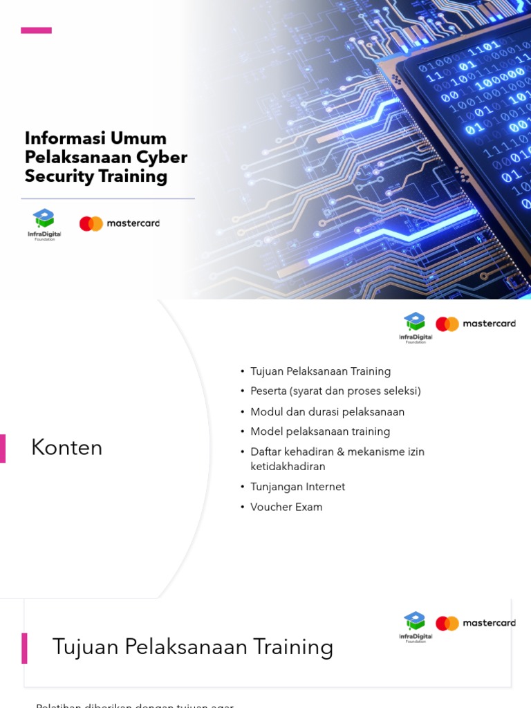 Informasi Umum Pelaksanaan Cyber Security Training | PDF | Bisnis
