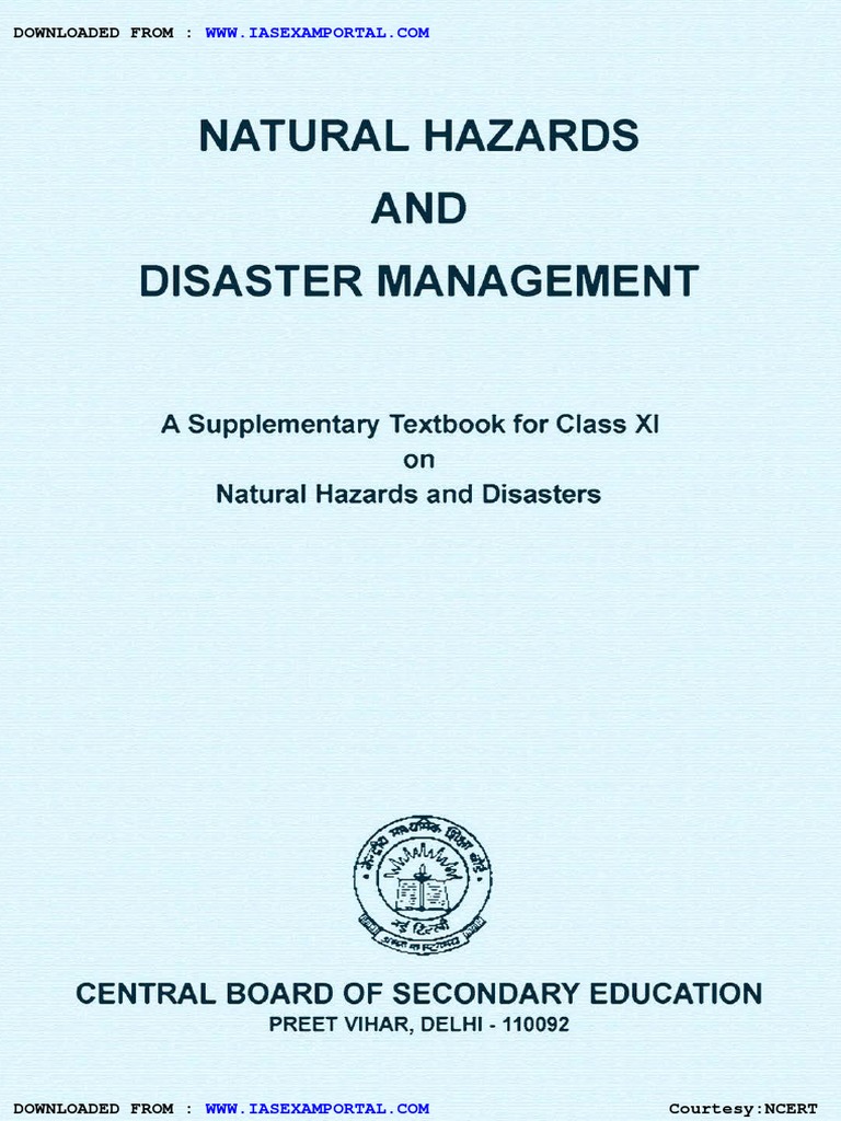 Ncert Book Class 11 Disaster Management PDF | PDF | Hazards | Earthquakes