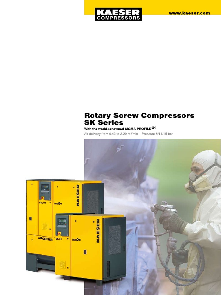 Rotary Screw Compressors SK Series: With The World-Renowned SIGMA ...