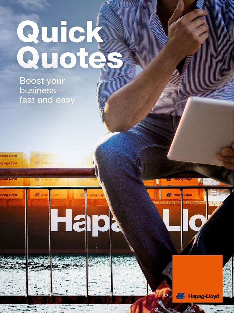2020 Hapag Lloyd Quick Quotes Online Brochure | PDF | Business ...