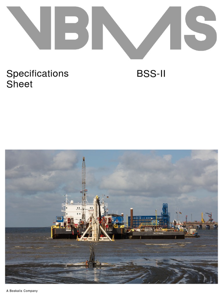Specifications Sheet Bss-Ii: A Boskalis Company | PDF | Soil ...