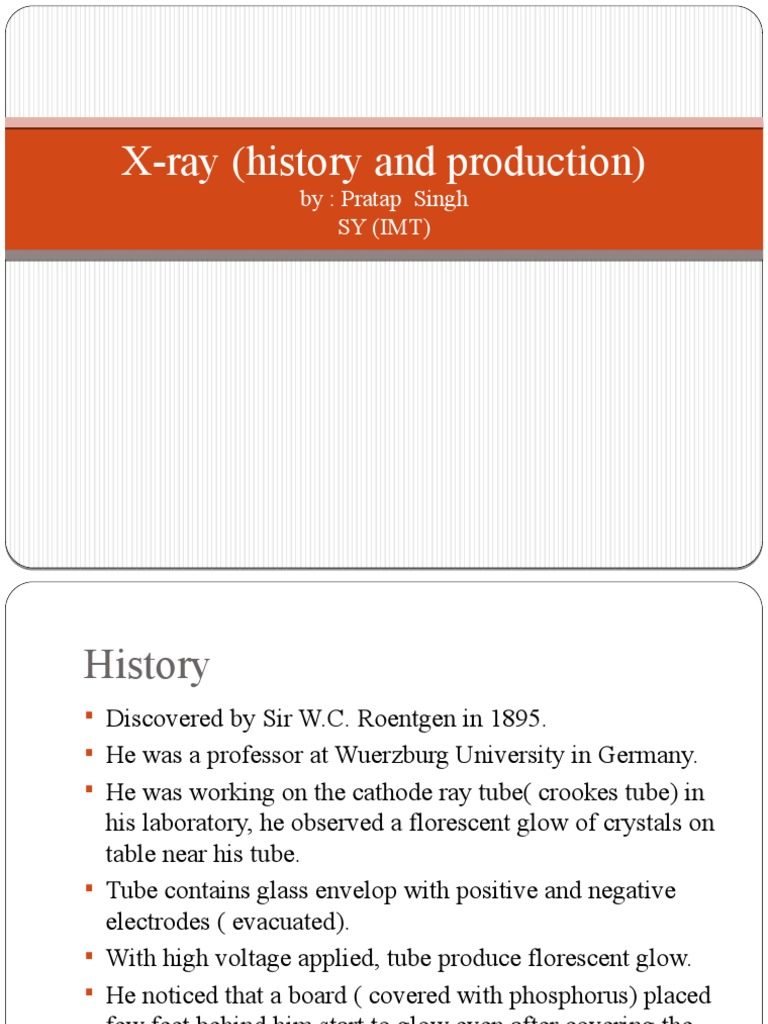 X-Ray (History and Production) | PDF | Electron | X Ray