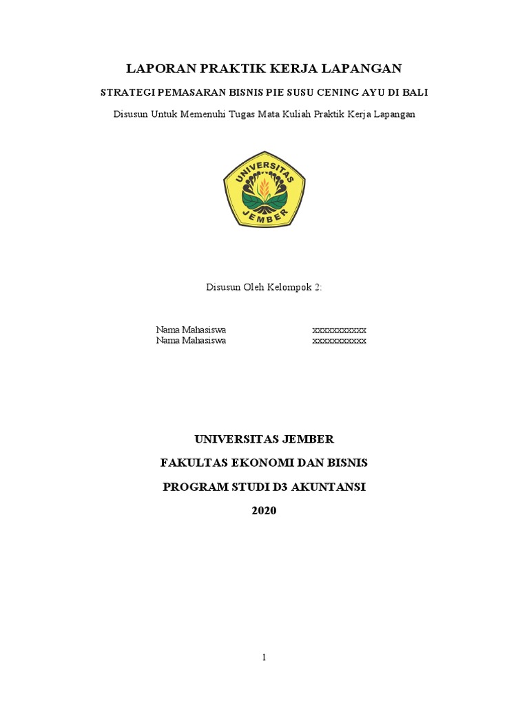 Contoh Lap Kelompok PKL | PDF | Karier & Perkembangan