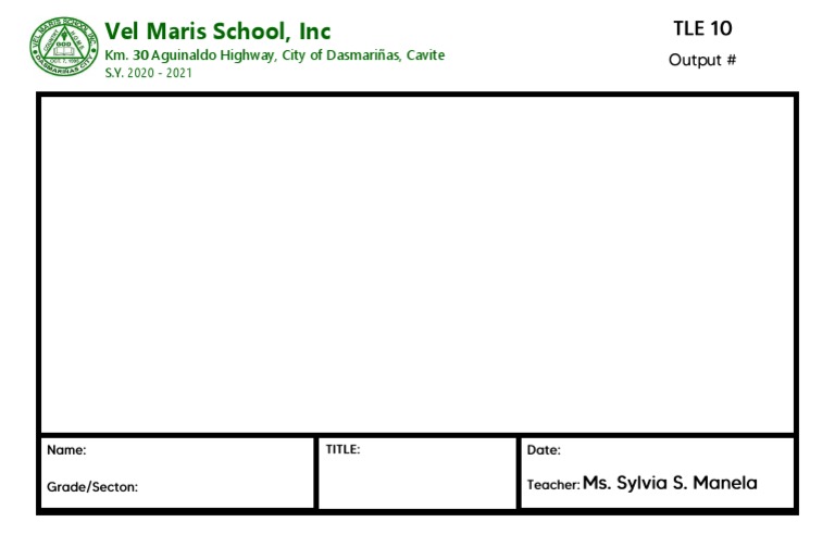 Output Paper Tle Landscape | PDF