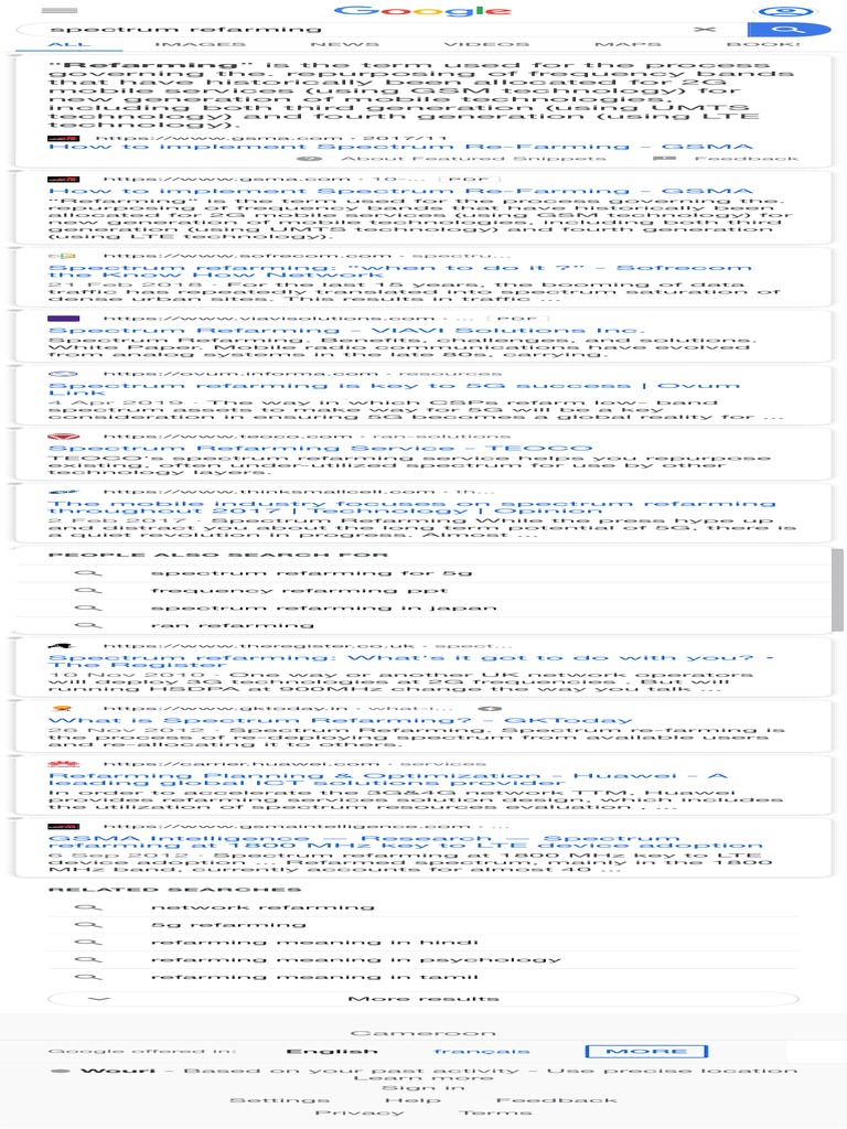 Spectrum Refarming - Google Search | PDF | Lte (Telecommunication) | 3 G