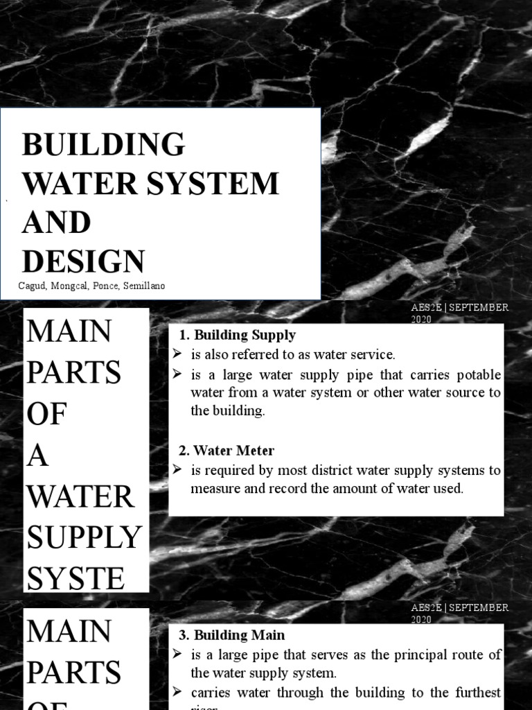 Building Water System and Design FINAL | PDF | Plumbing | Water Heating