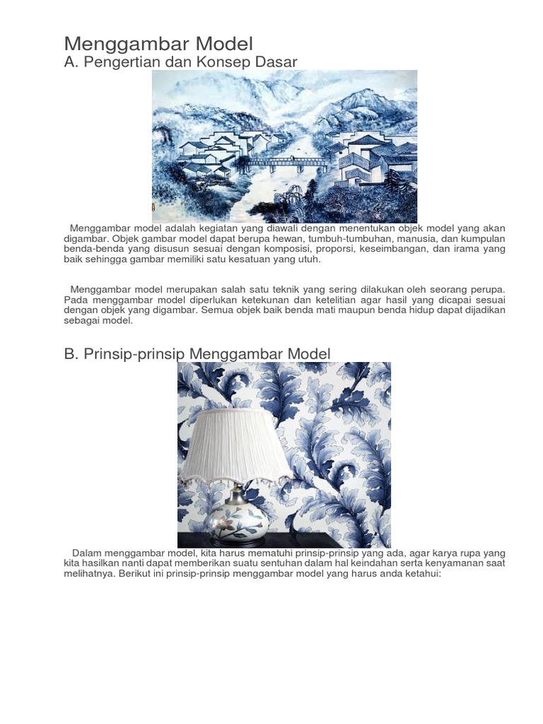 Menggambar Model KELAS VIII | PDF
