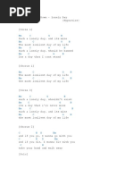 Lonely Day Guitar Tabs and Chords | PDF