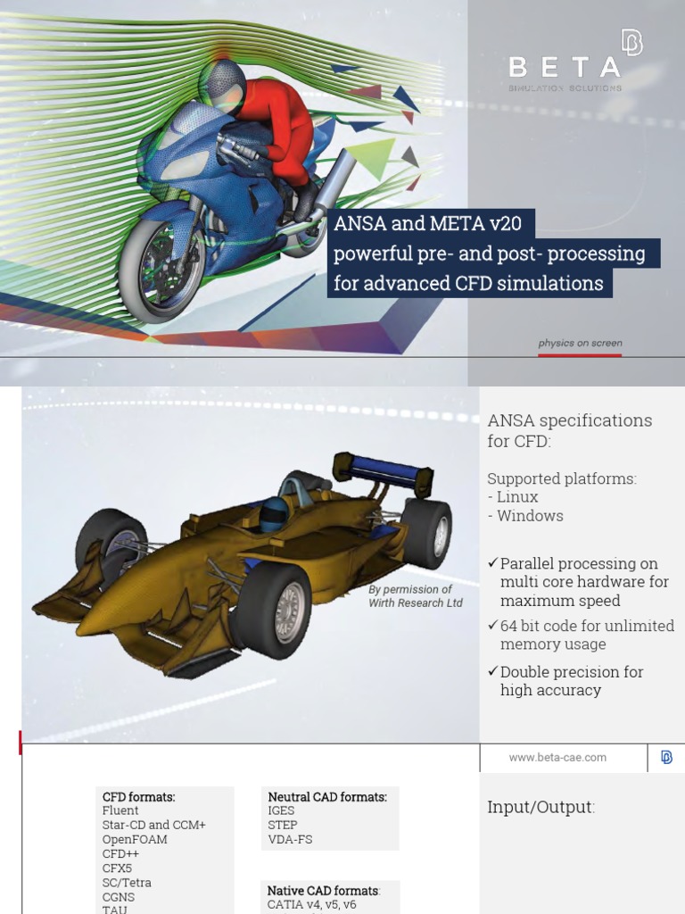 Ansa Meta For CFD Presentation | PDF | Scripting Language ...
