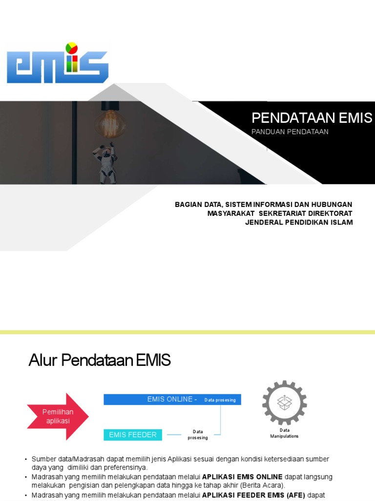 Panduan Pengisian Data EMIS | PDF