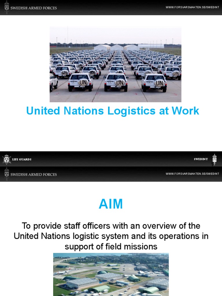UN Logistics Overview for Staff Officers | PDF | Command And Control ...