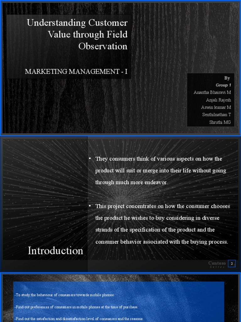 Understanding Customer Value Through Field Observation: Marketing ...