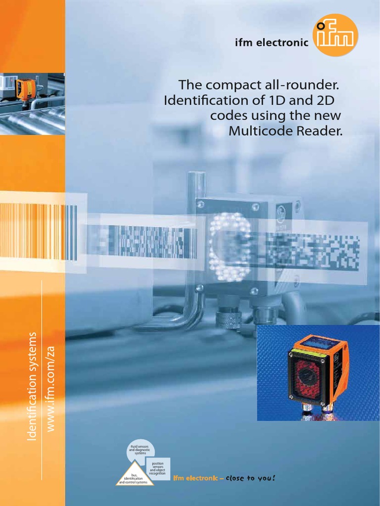ZA Ifm O2i100 Brochure | PDF | Programmable Logic Controller | Barcode