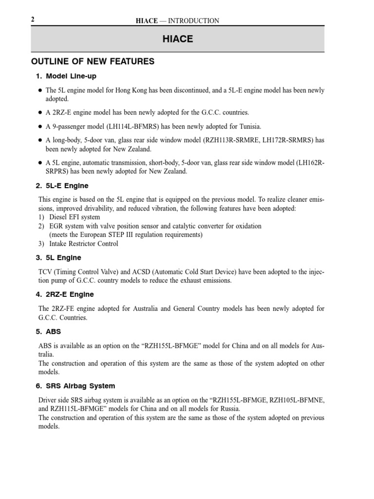 Outline of New Features | PDF