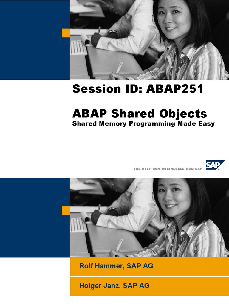 Abap Shared Objects Shared Memory Programming Made Easy Pdf Class Computer Programming