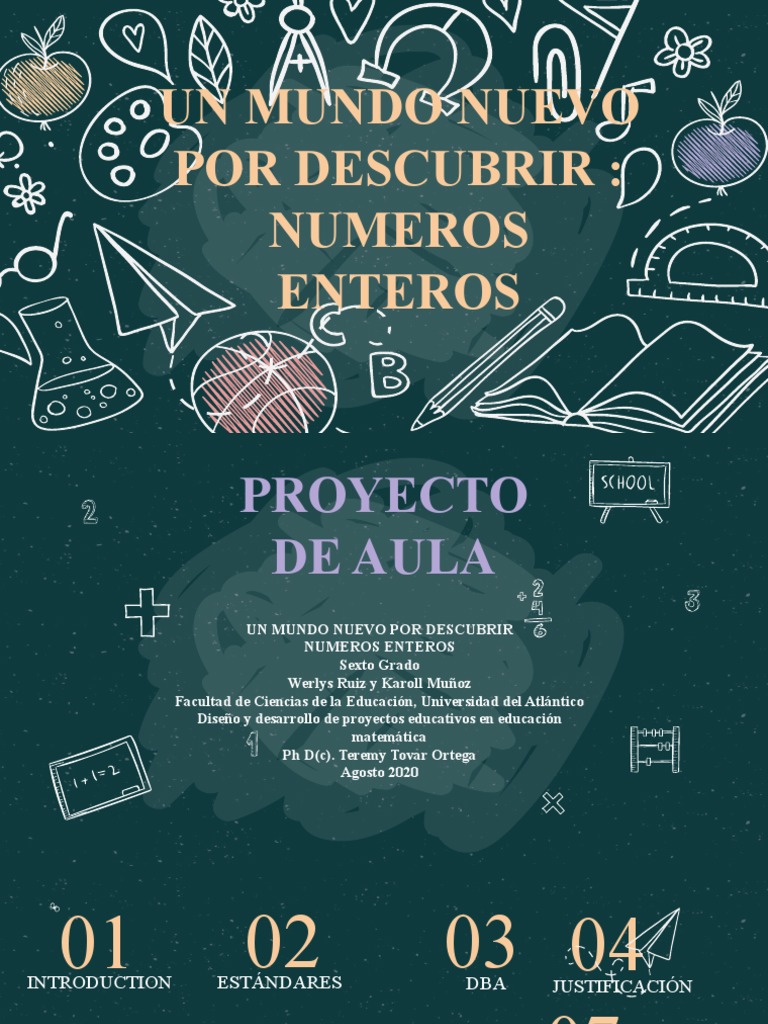 Proyecto de Aula 2 | PDF | Entero | Salón de clases