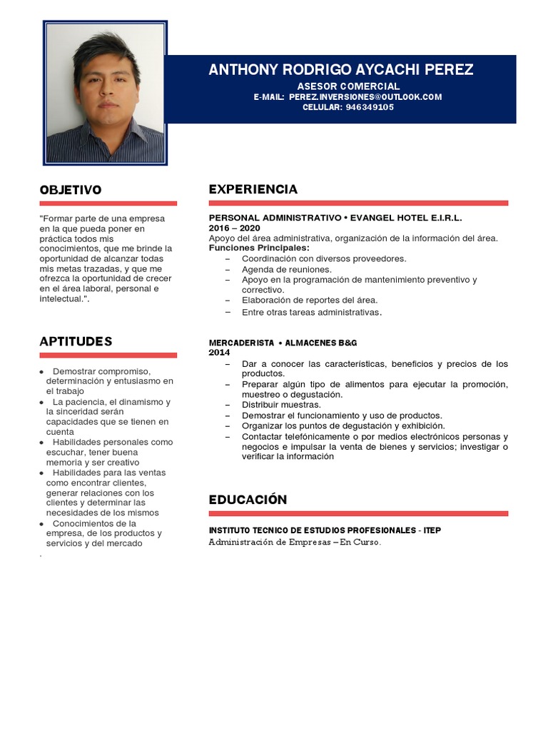 CV TONY | PDF