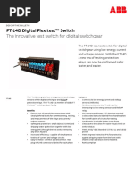 ABB FT Switch Family Brochure | PDF | Electrical Connector | Switch