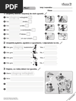 Test Diagnostyczny Z Języka Angielskiego - 4 Klasa | PDF