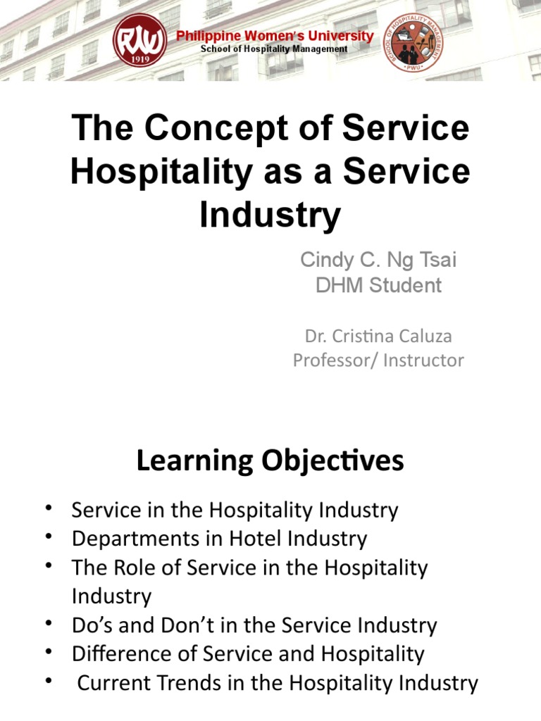Concept of Hospitality | PDF | Business | Hotel And Accommodation
