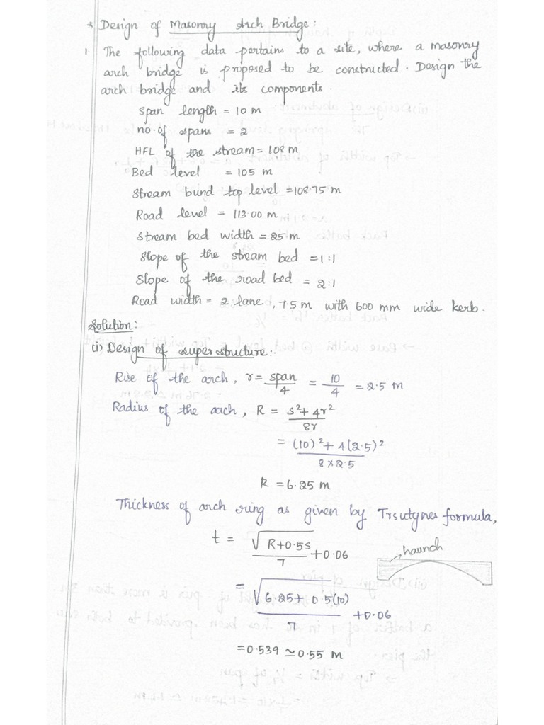 Hand Written Bridge Notes 1 PDF | PDF