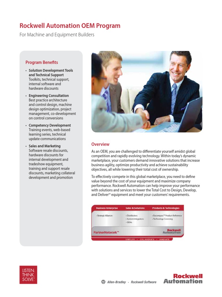 Rockwell Automation OEM Program: For Machine and Equipment Builders ...