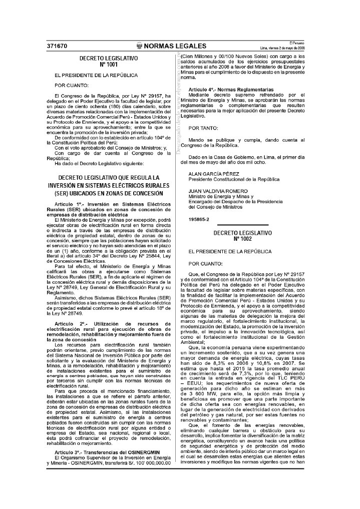 DL 1001 y DL 1002 - EERR | PDF