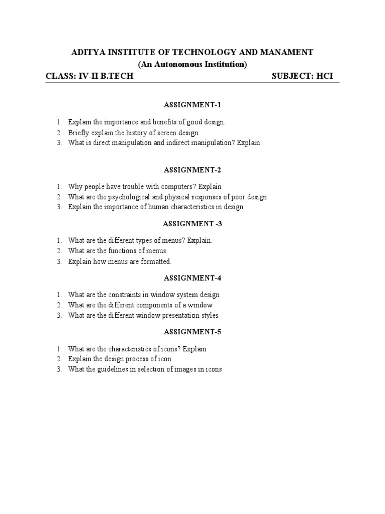 Exploring Key Concepts in Human-Computer Interaction Design Through a ...