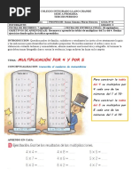 La Multiplicacion para Segundo Grado de Primaria | PDF | Multiplicación ...