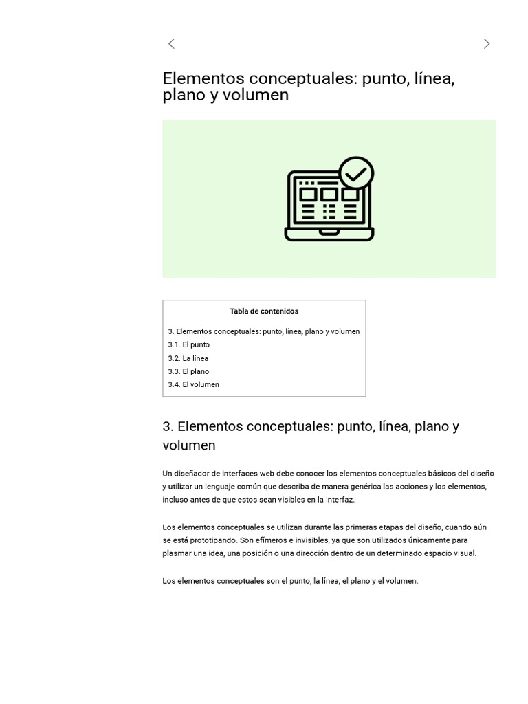Elementos Conceptuales en Diseño | PDF | Geometria plana) | Dimensión