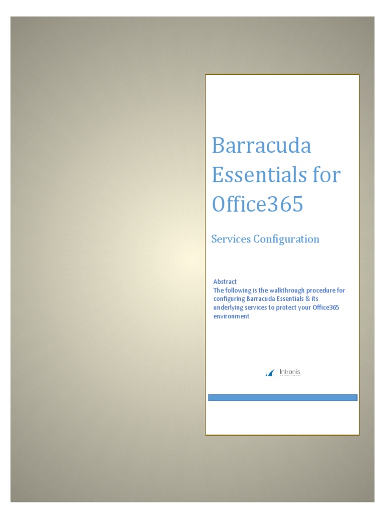 Essentials For Office365 Walkthrough | PDF | Email Spam | Domain Name ...