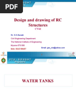 RCC Water Tank Design Guide | PDF | Concrete | Stress (Mechanics)