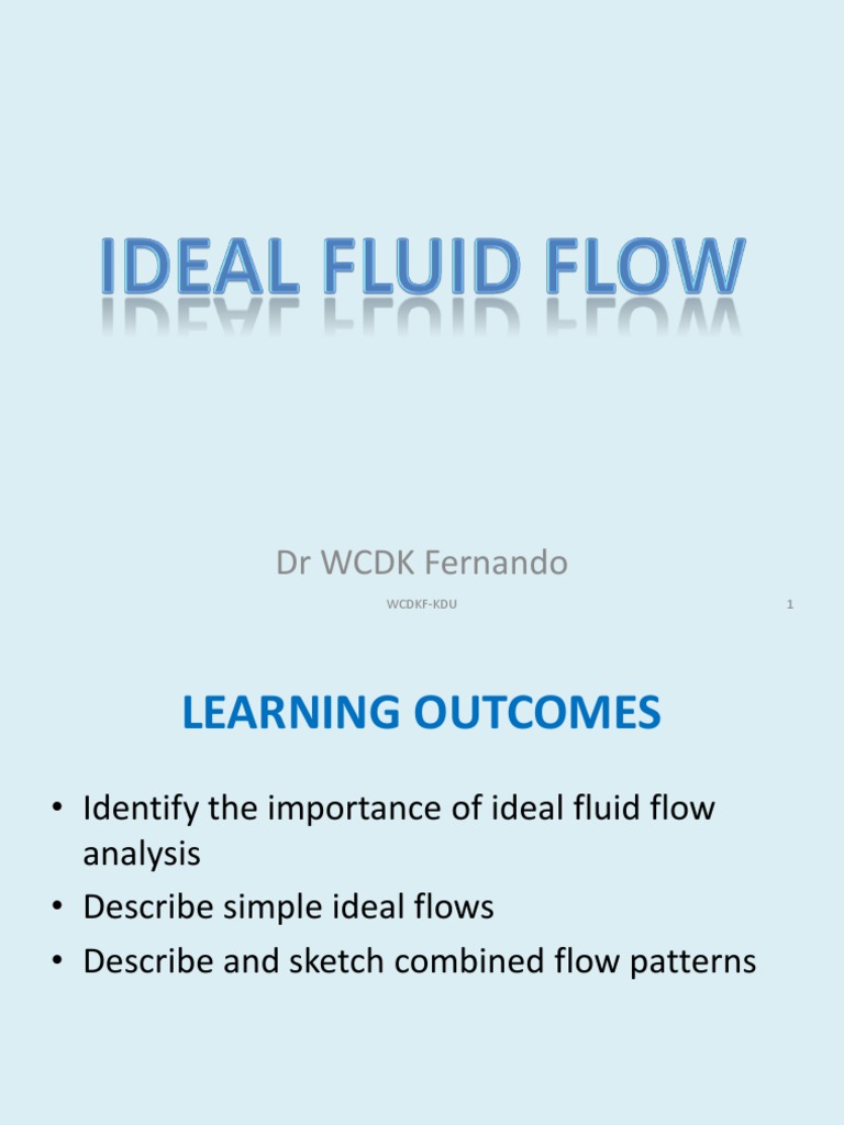 Ideal Fluid Flow | PDF | Fluid Mechanics | Fluid Dynamics