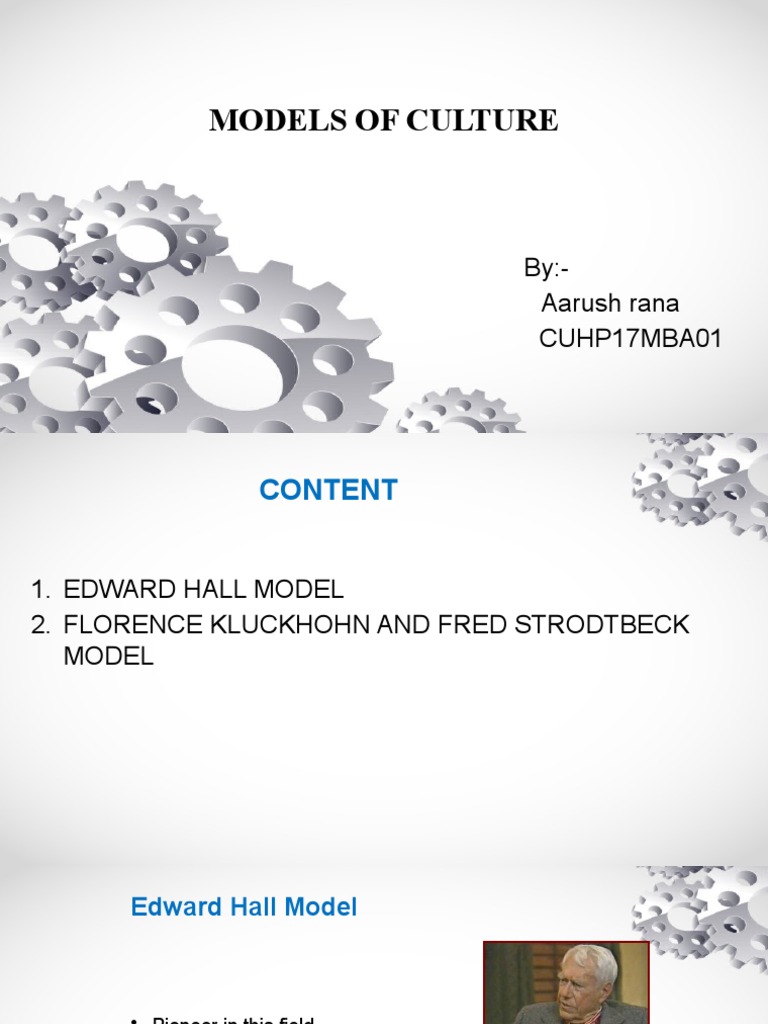 Models of Culture: By:-Aarush Rana CUHP17MBA01 | PDF | Human ...