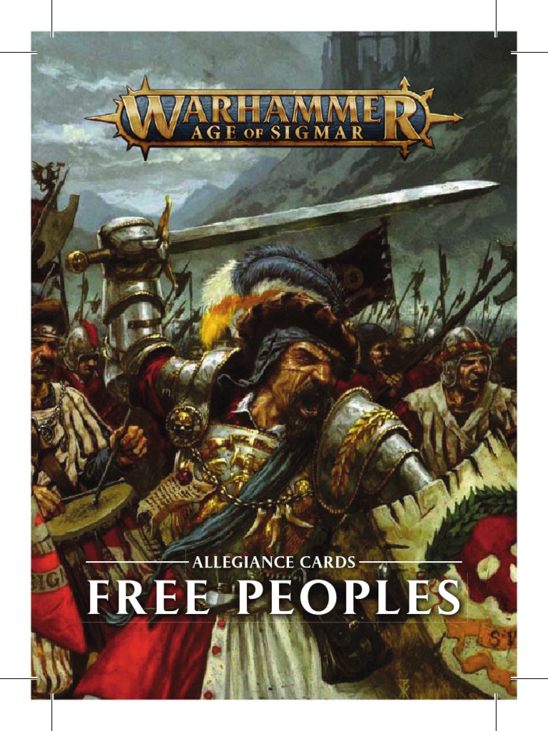 Free Peoples: Allegiance Cards | PDF | Military Science | Military