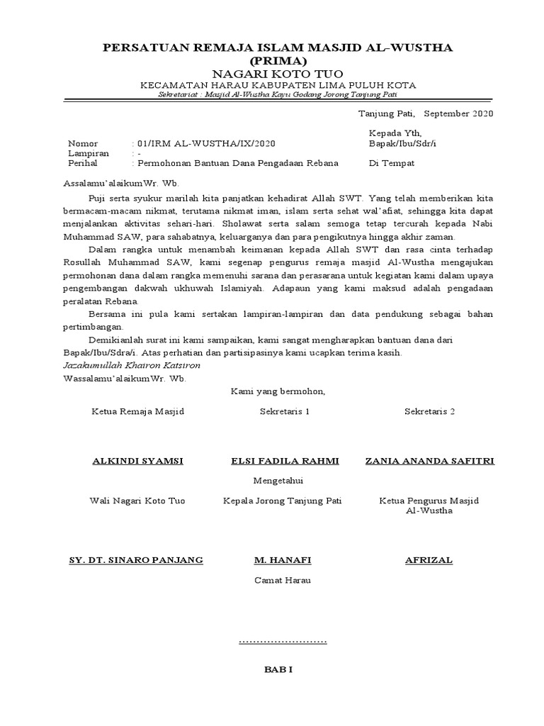 Proposal Rebana | PDF