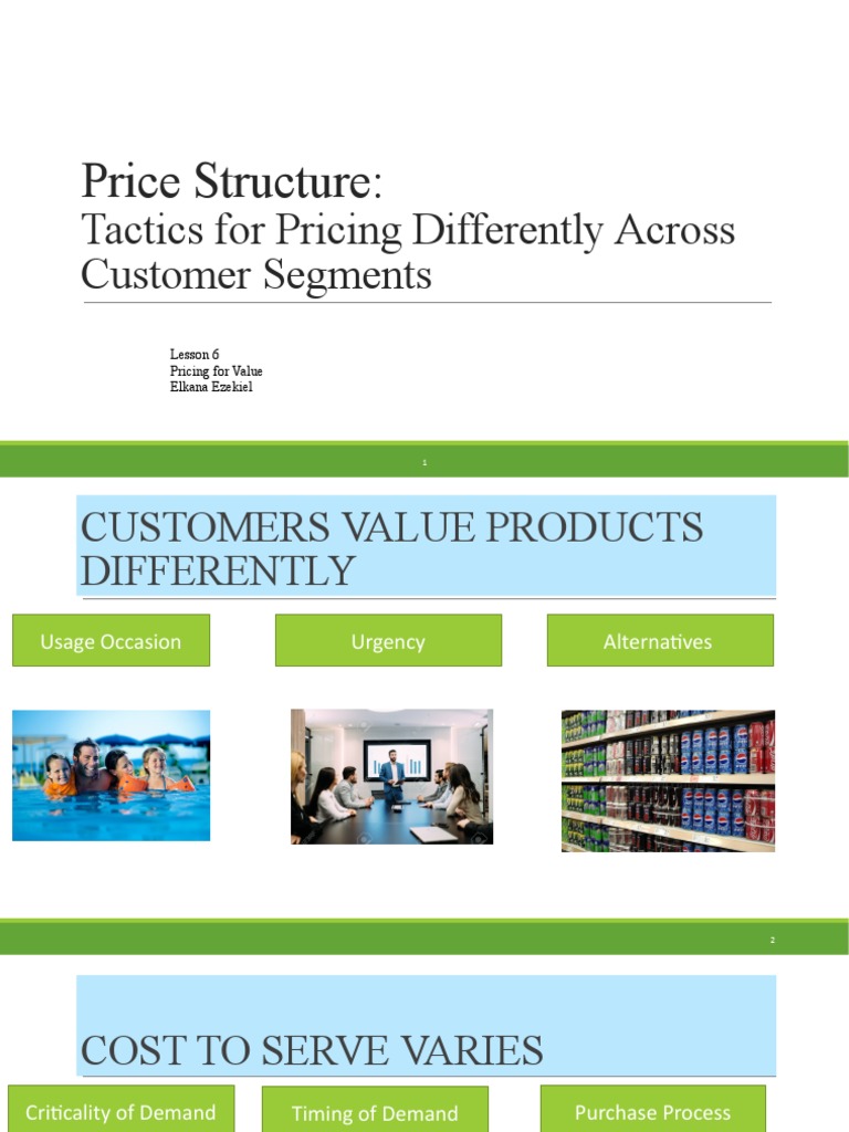 Session 6 Price Structure | PDF | Pricing | Discounts And Allowances