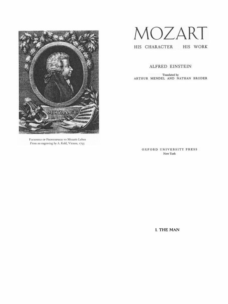 Mozart - His Character His Work | PDF | Wolfgang Amadeus Mozart ...